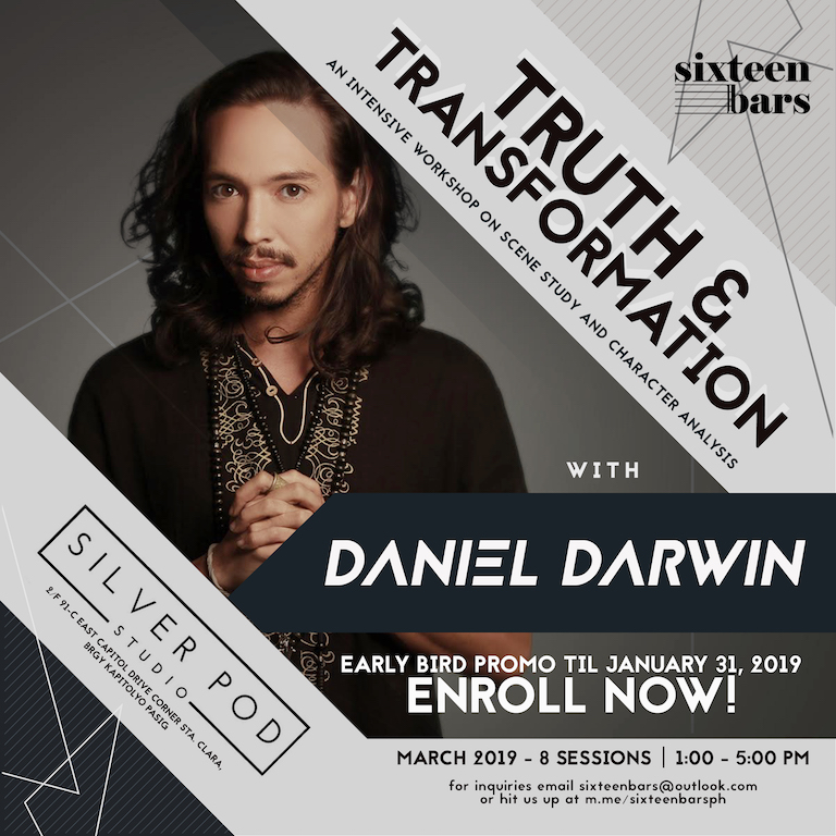 Daniel Darwin Conducts Scene Study and Character Analysis Workshop this ...