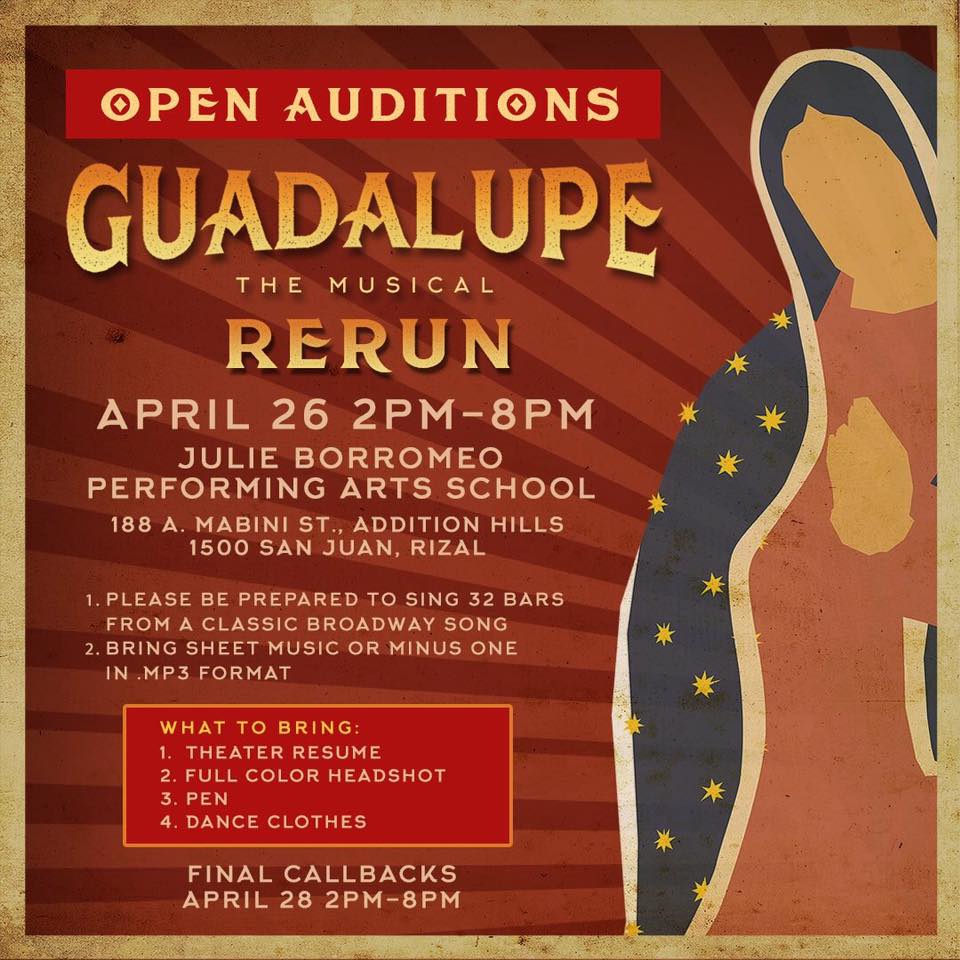 "Guadalupe the Musical" set for July Rerun in a New Venue