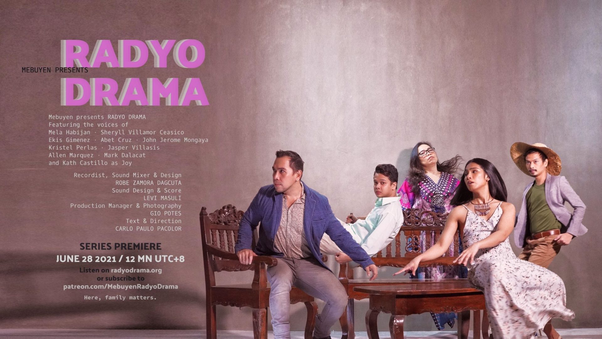 Now Streaming: 'Radyo Drama' Audio Drama about a Queer Family